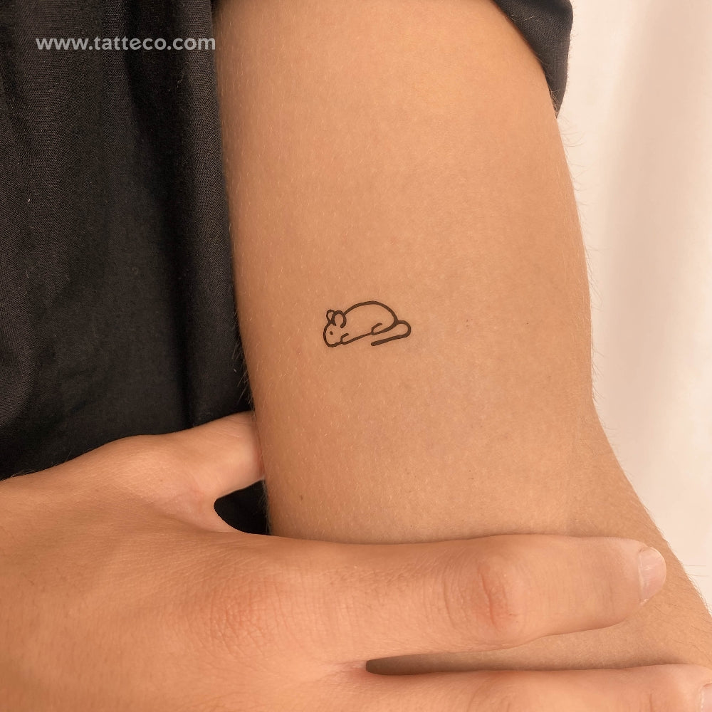 Simple Mouse Tattoo