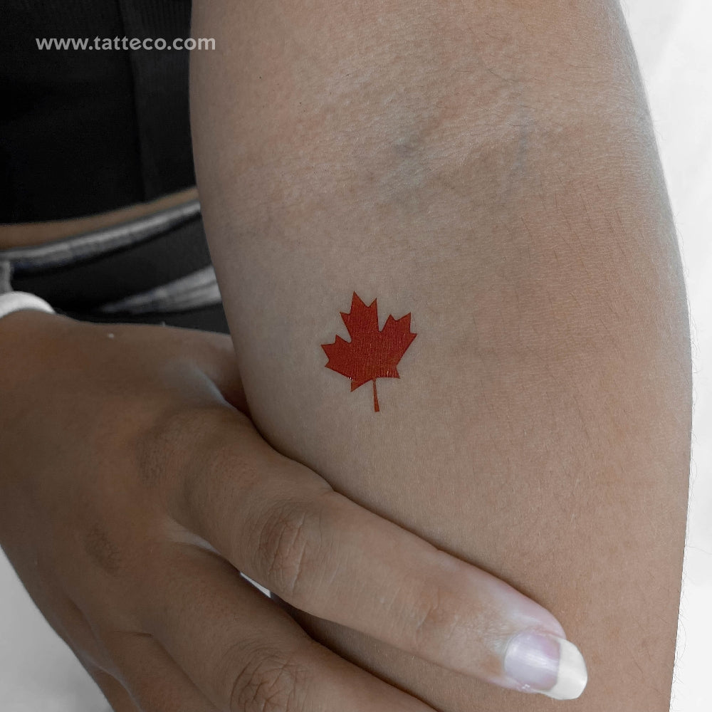 Camp Maple Leaf Tattoos 100 Small Tattoo Ideas That Pack A Big Punch