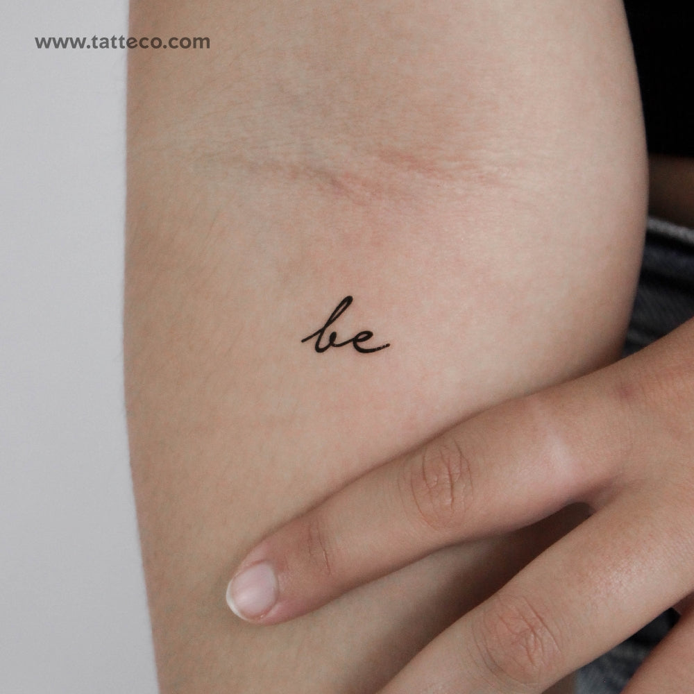 Be Temporary Tattoo - Set of 3 – Tatteco