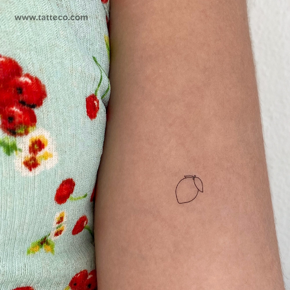 Lemon Flower Tattoo