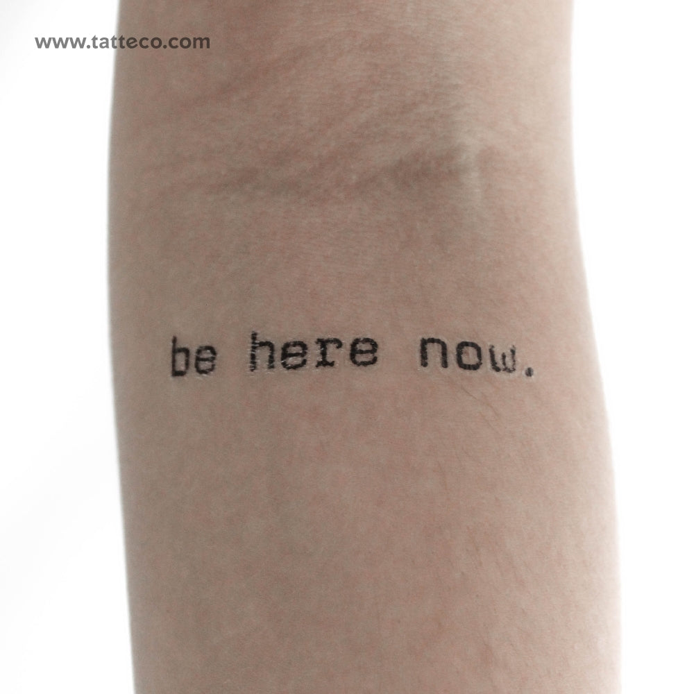 Typewriter letters tattoo | Orangetattooshop.com