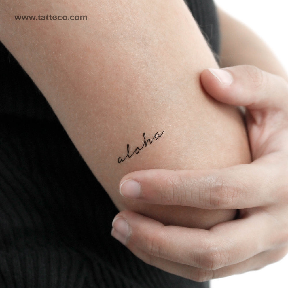 Aloha Hand Tattoos