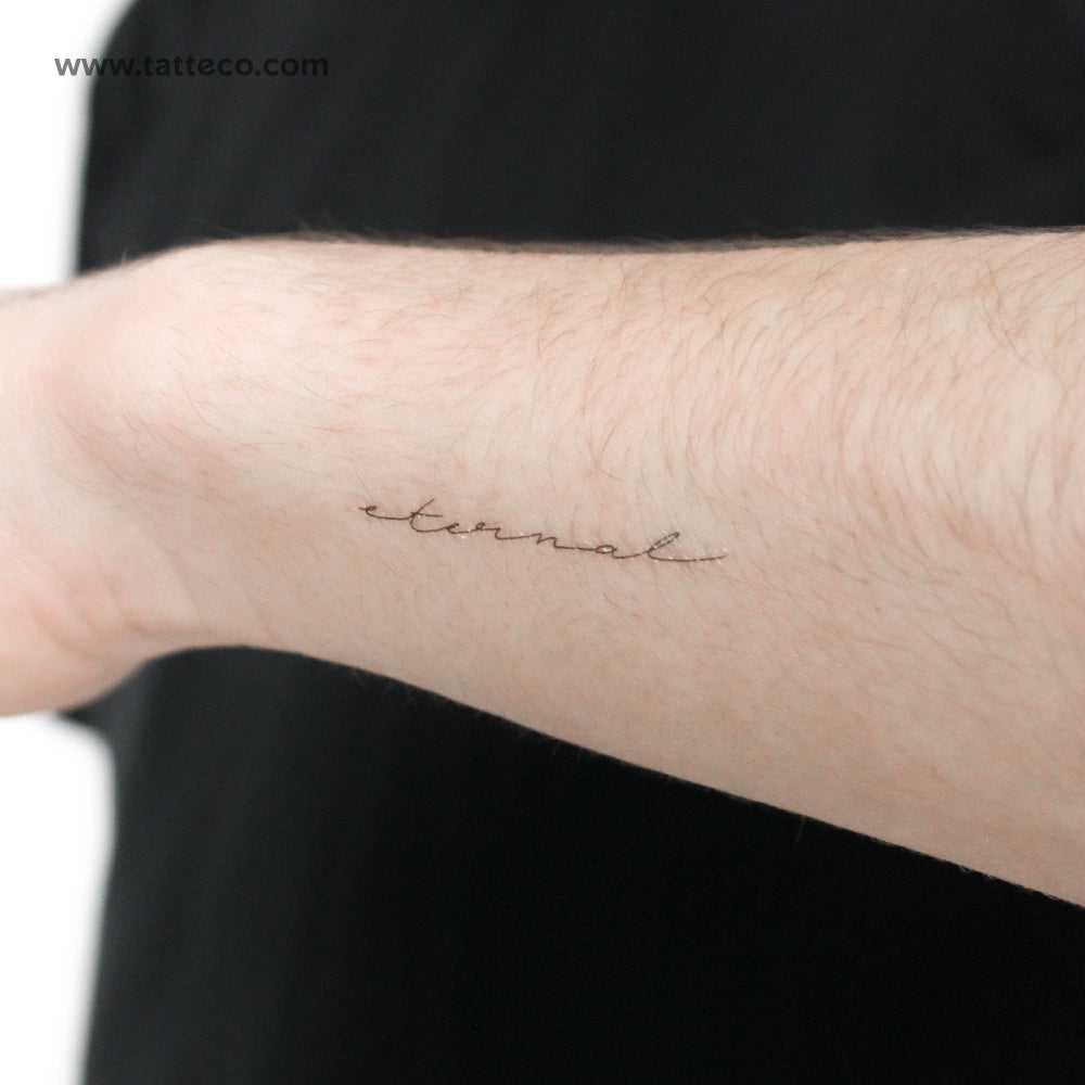 'Eternal' by Jakenowicz Temporary Tattoo - Set of 3 – Tatteco