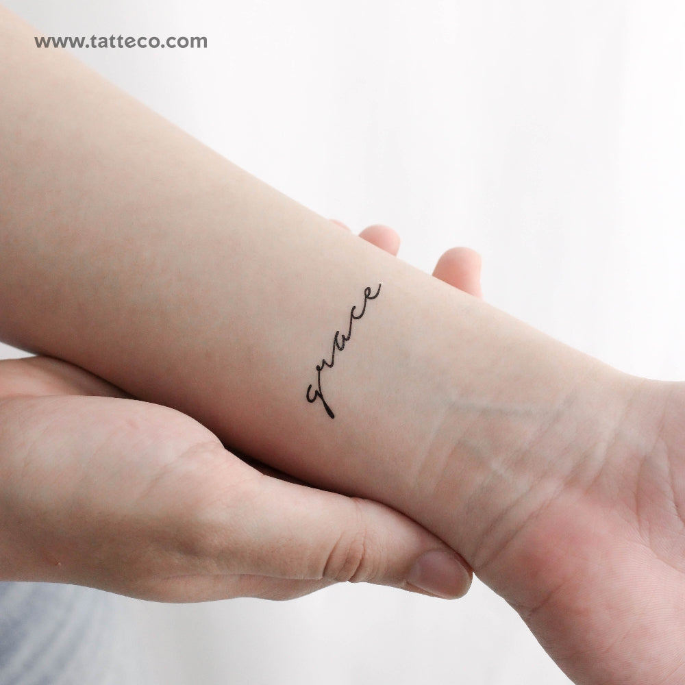Grace Temporary Tattoo - Set of 3 – Tatteco