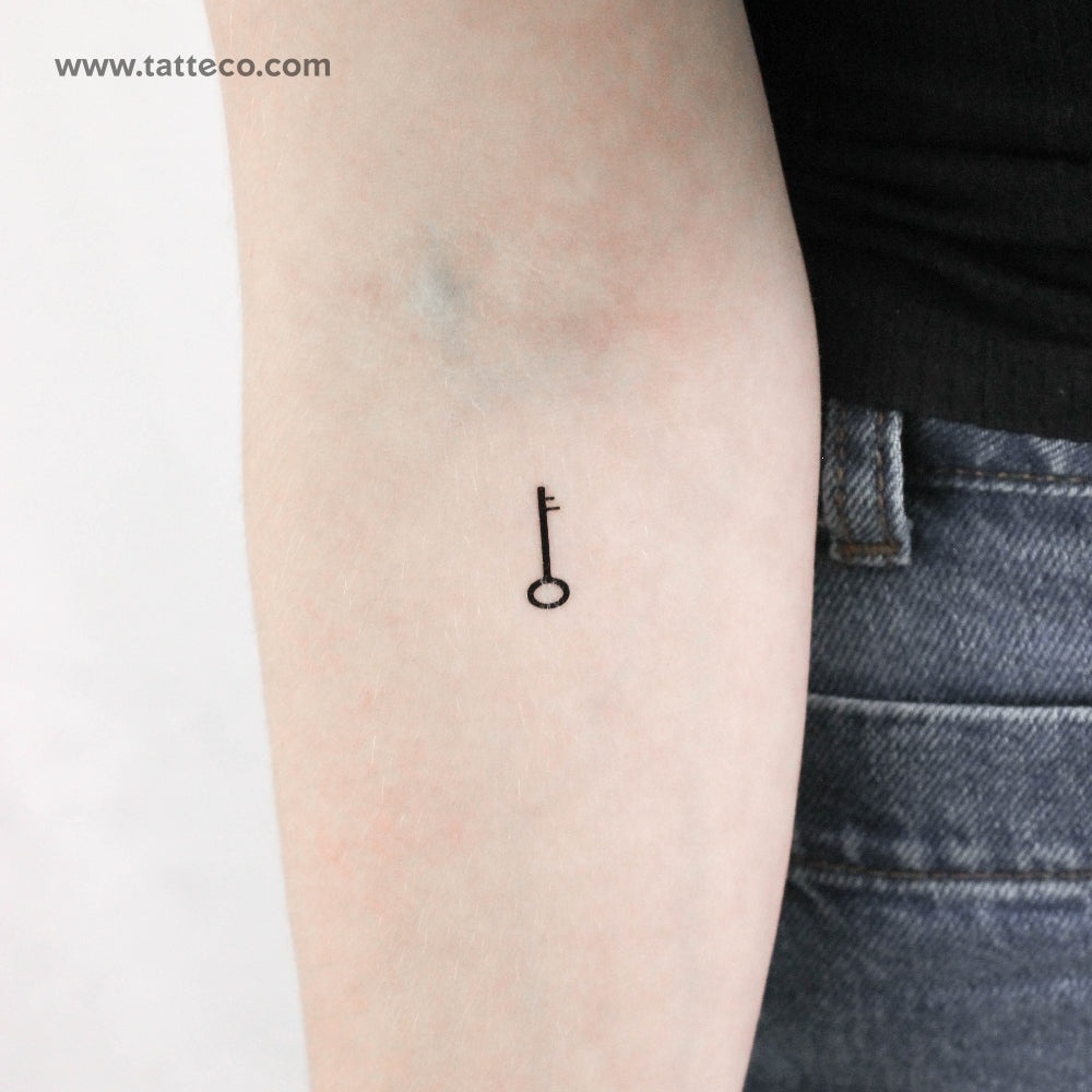 Simple Key Tattoo Designs