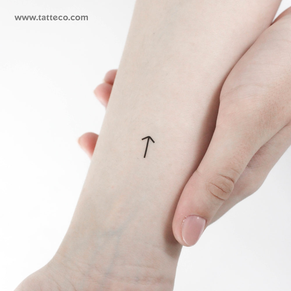 Tiwaz Rune Temporary Tattoo - Set of 3 – Tatteco