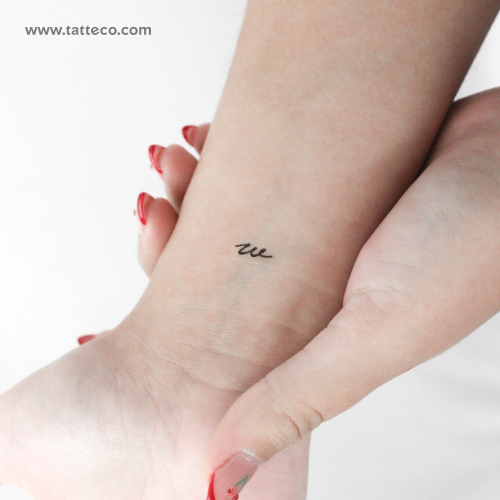 V Letter Tattoo Designs On Finger