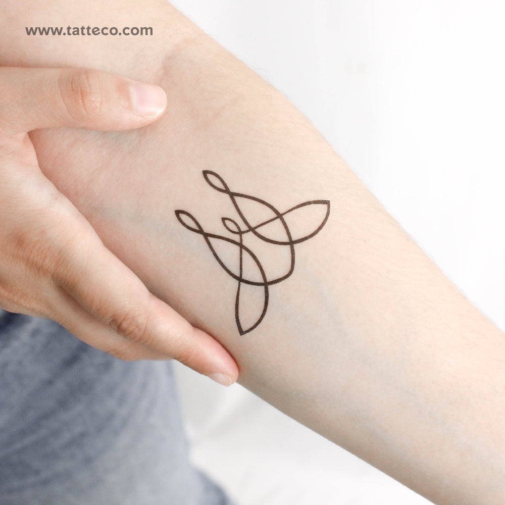 Family Unity Symbol Temporary Tattoo - Set of 3 – Tatteco
