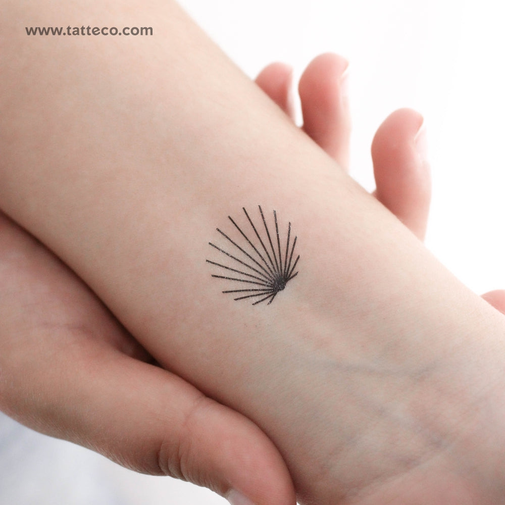 Small sea shell tattoo - Bronctattooaus.com