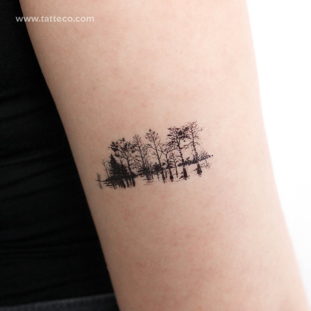 Forest tree tattoo - Bronctattooaus.com