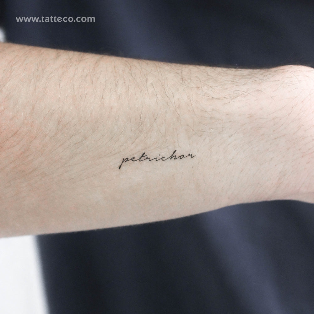 Petrichor Temporary Tattoo - Set of 3 – Tatteco