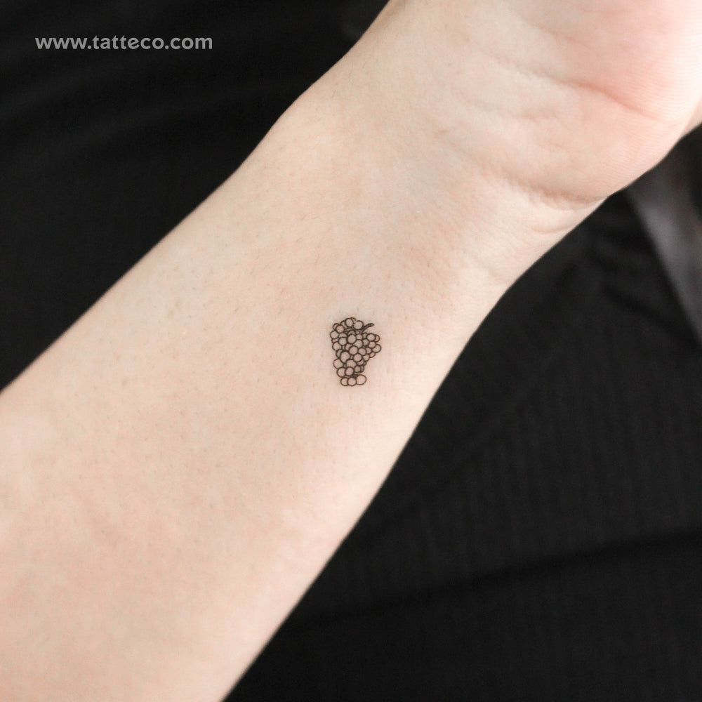 Grape tattoo - Bronctattooaus.com