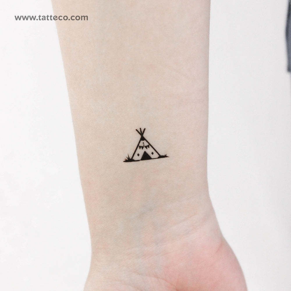 Small Tipi Temporary Tattoo - Set of 3 – Tatteco