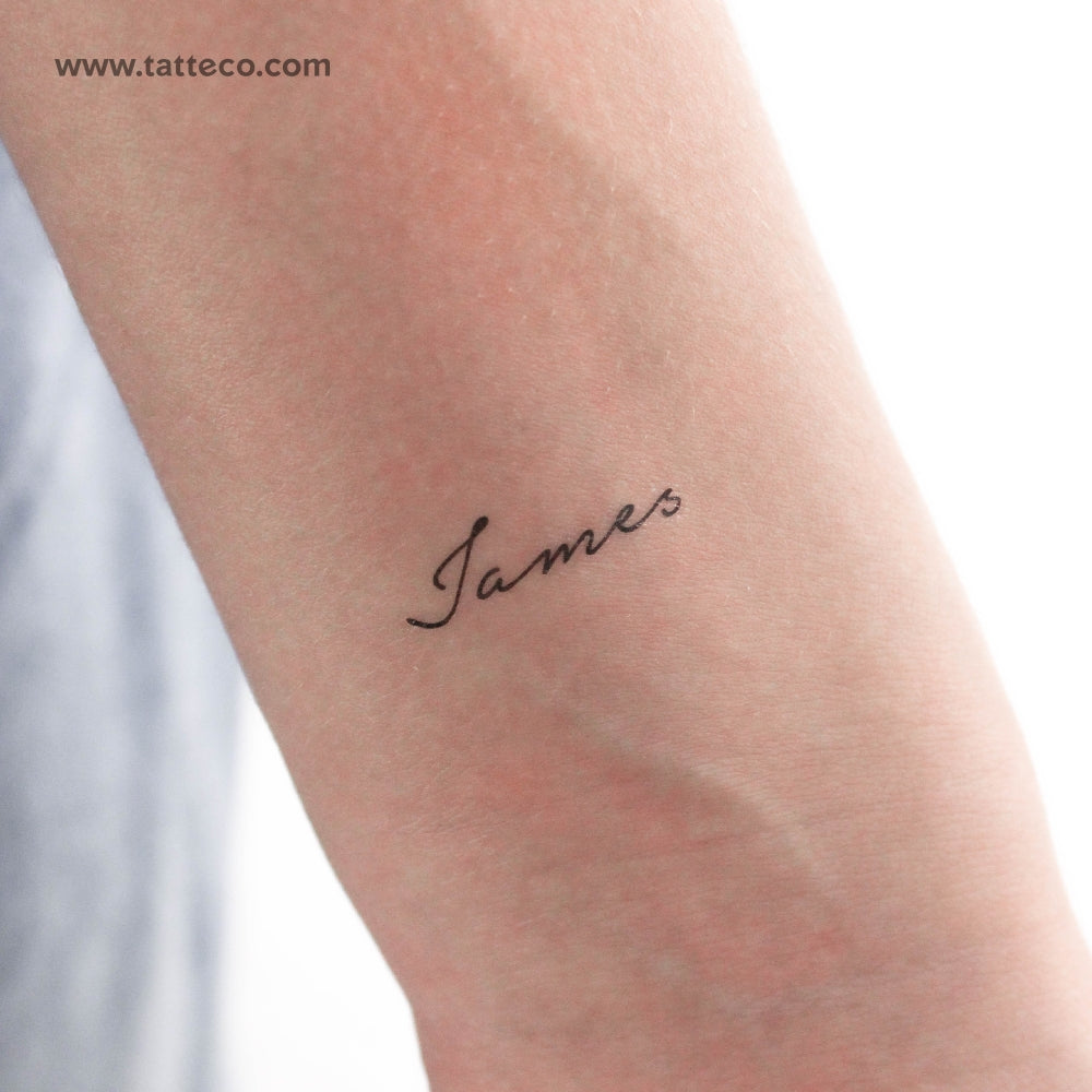 Cyrus Tattoos Of Names In Cursive