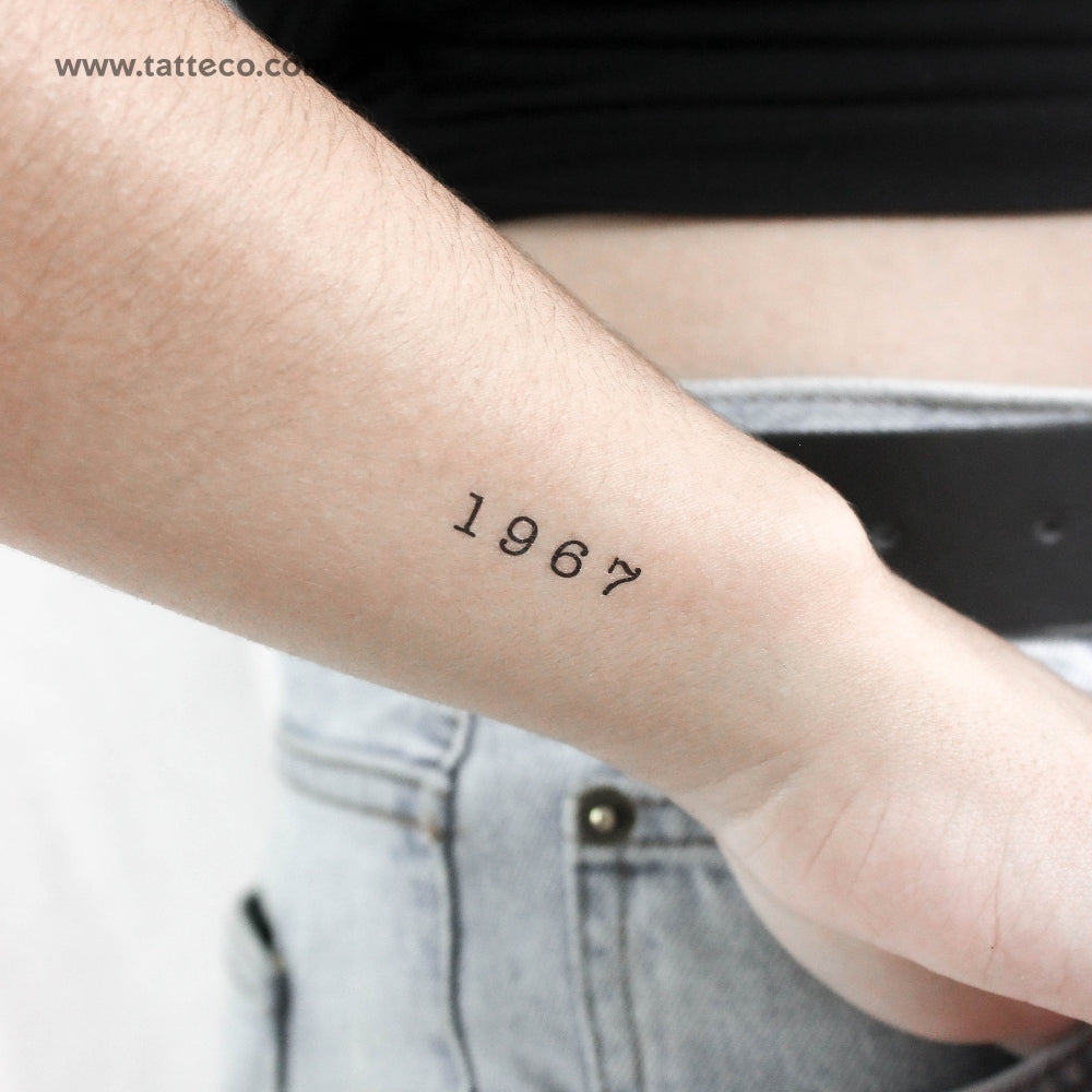 1967 Temporary Tattoo - Set of 3 – Tatteco