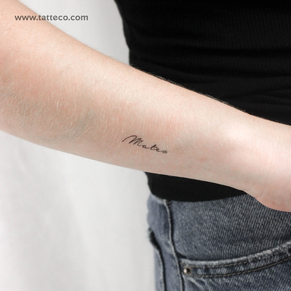 Mateo Temporary Tattoo - Set of 3 – Tatteco