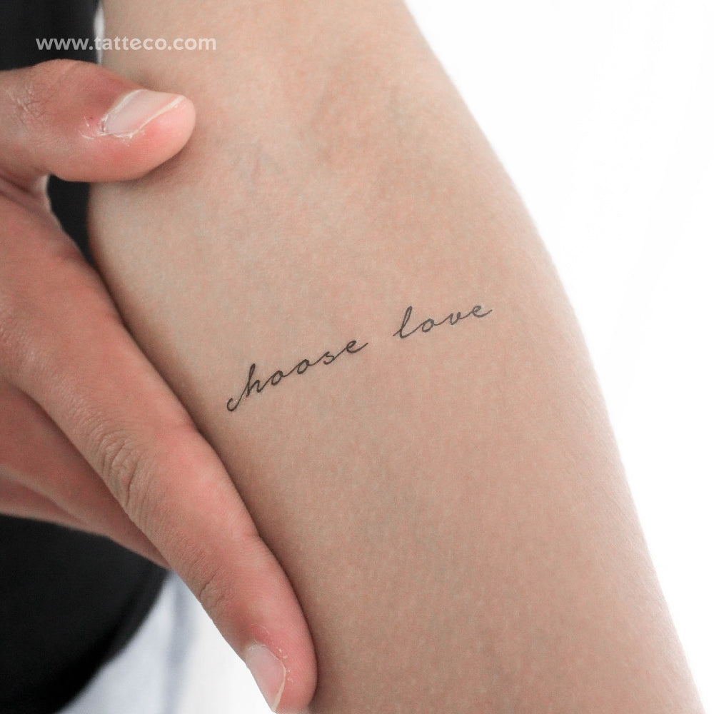 Choose love tattoo - Bronctattooaus.com