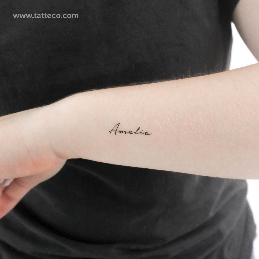 Amelia Name Tattoos AMELIA" Art Print For Sale By Ultimatedezign
