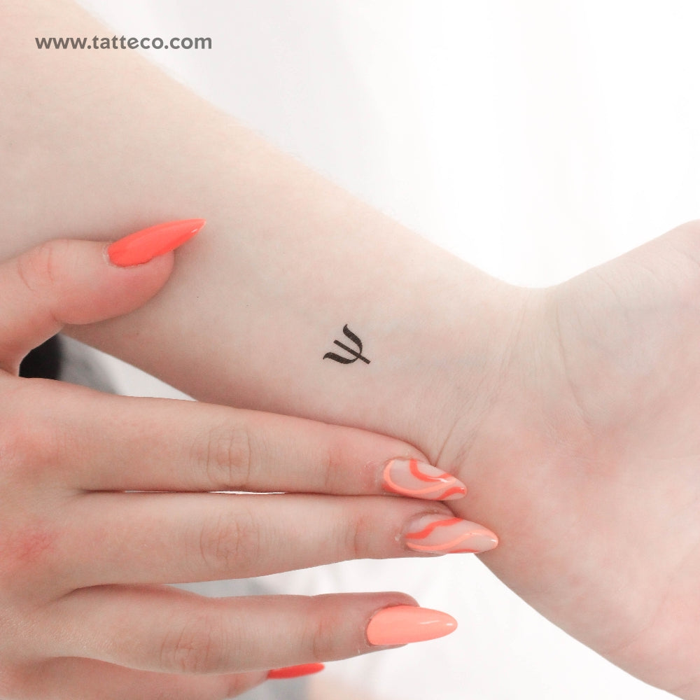 Psi Temporary Tattoo - Set of 3 – Tatteco