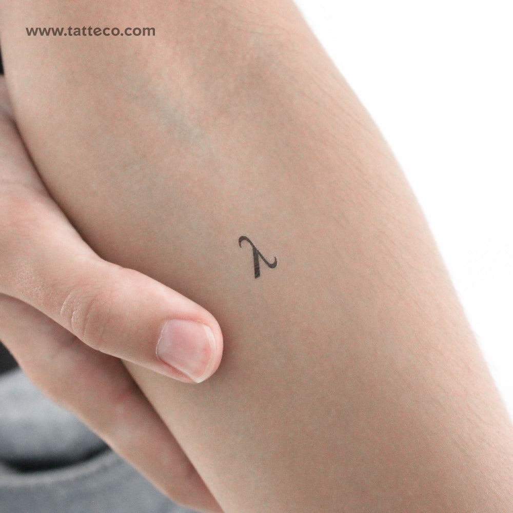Lambda Temporary Tattoo - Set of 3 – Tatteco