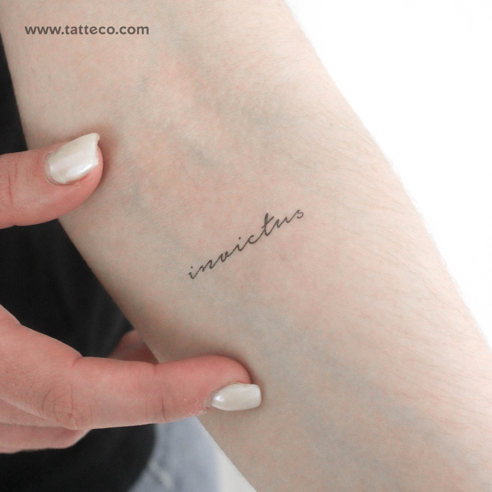 Invictus tattoos - Bronctattooaus.com