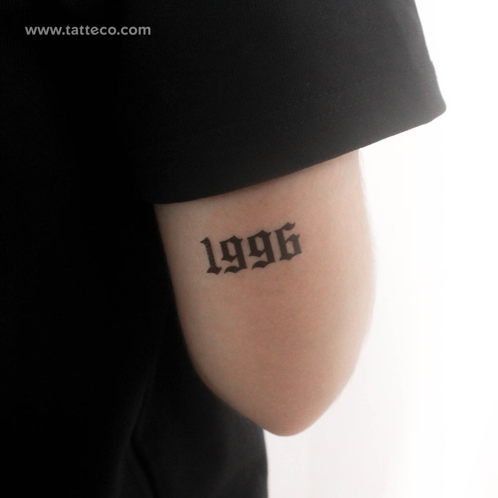 Gothic 1996 Temporary Tattoo - Set of 3 – Tatteco