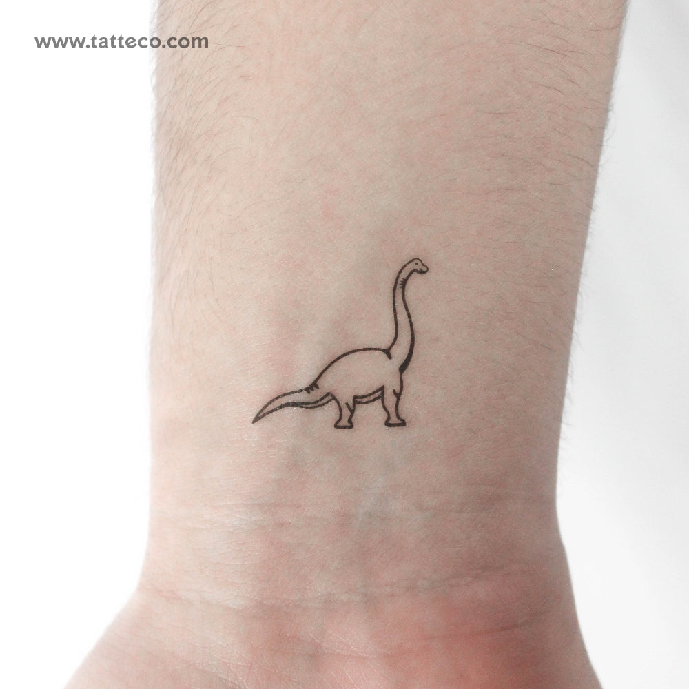 Diplodocus Temporary Tattoo - Set of 3 – Tatteco