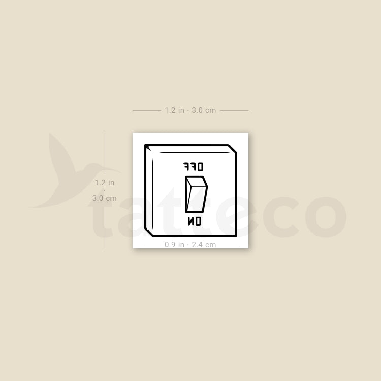 Switch Temporary Tattoo - Set of 3 – Tatteco