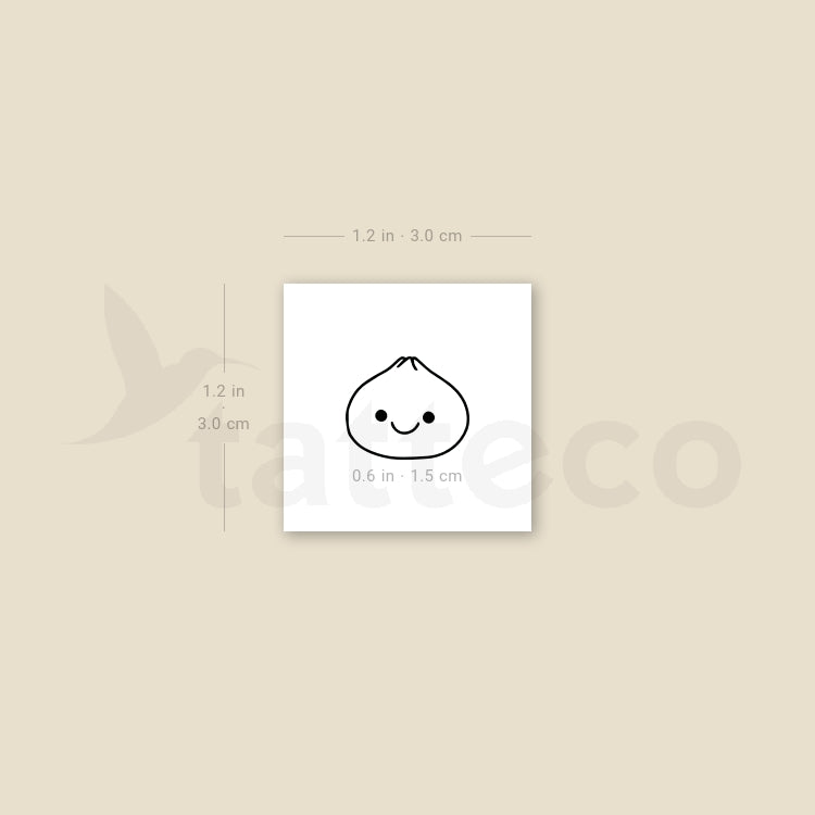 Tiny Dumpling Temporary Tattoo - Set of 3 – Tatteco