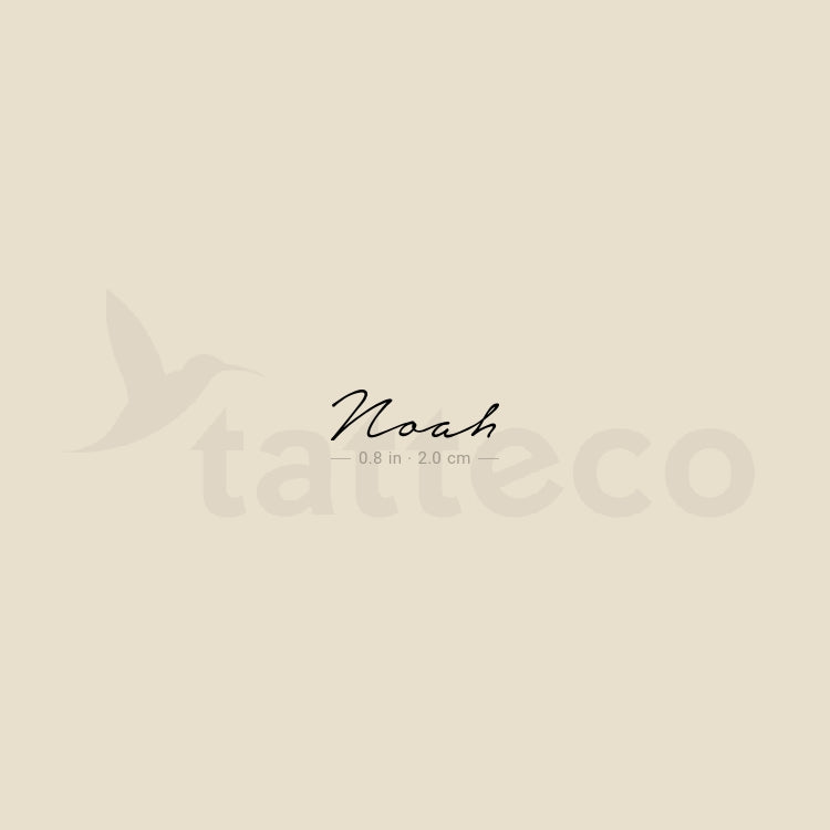 Noah Temporary Tattoo - Set of 3 – Tatteco