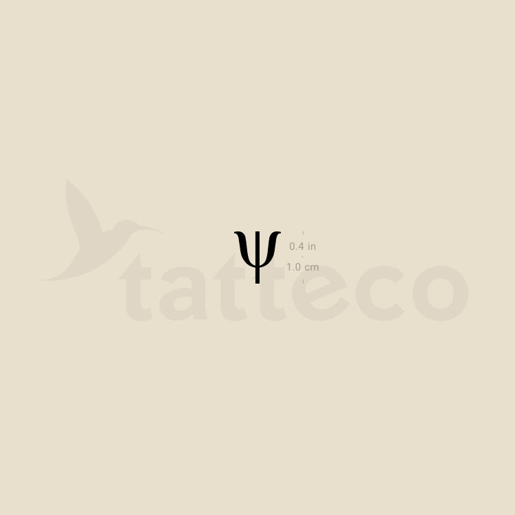 Psi Temporary Tattoo - Set of 3 – Tatteco