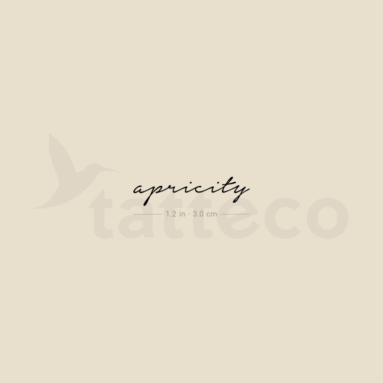 Apricity Temporary Tattoo - Set of 3 – Tatteco