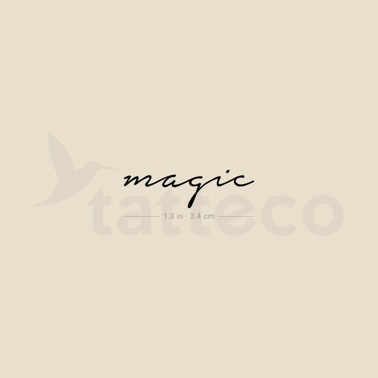 Magic Temporary Tattoo - Set of 3 – Tatteco