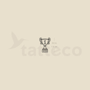 Trophy Temporary Tattoo - Set of 3 – Tatteco