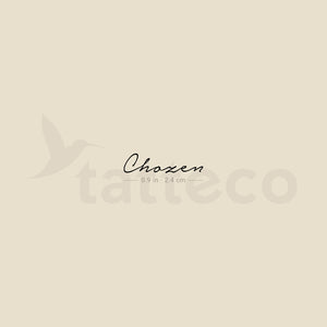 Chozen Temporary Tattoo - Set of 3 – Tatteco