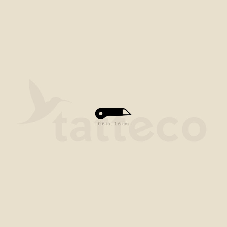 Cutter Temporary Tattoo - Set of 3 – Tatteco