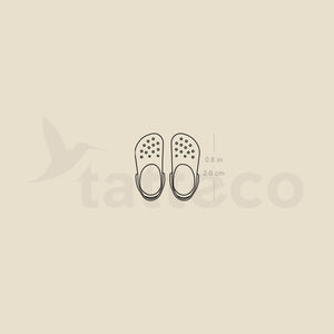 Crocs Clogs Temporary Tattoo - Set of 3 – Tatteco