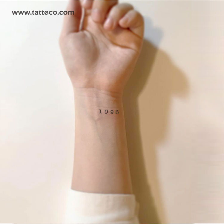 1996 Temporary Tattoo - Set of 3 – Tatteco