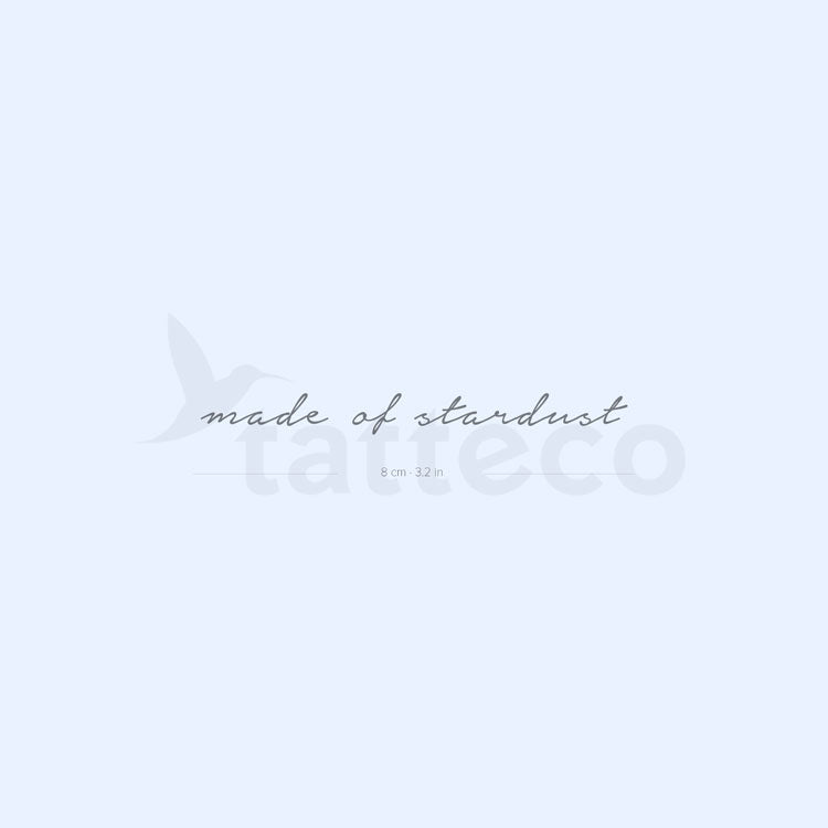 Made of Stardust Semi-Permanent Tattoo - Set of 2 – Tatteco