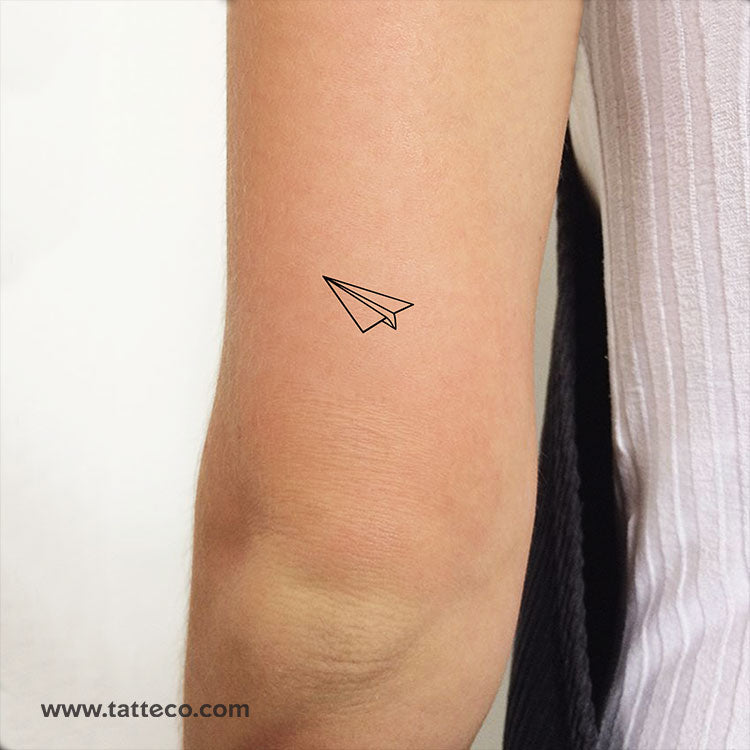 Simple plane tattoo - Bronctattooaus.com