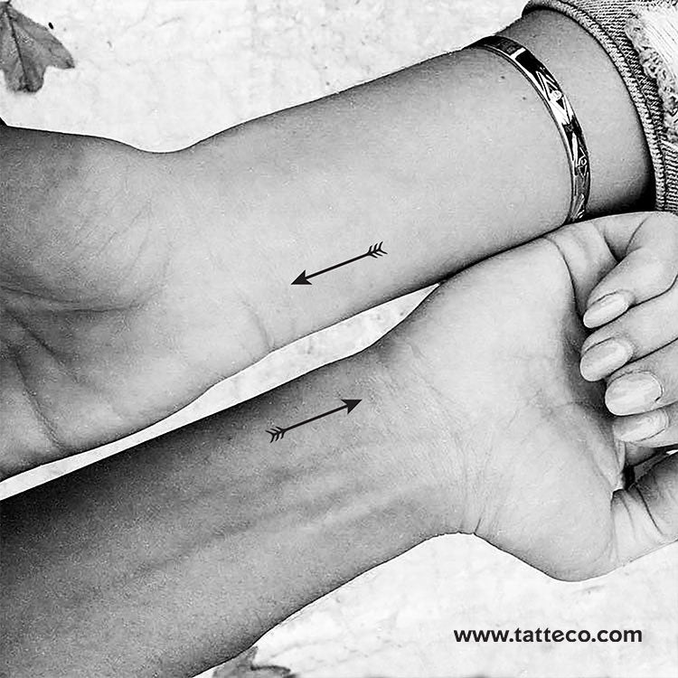 Arrow Temporary Tattoo - Set of 3 – Tatteco