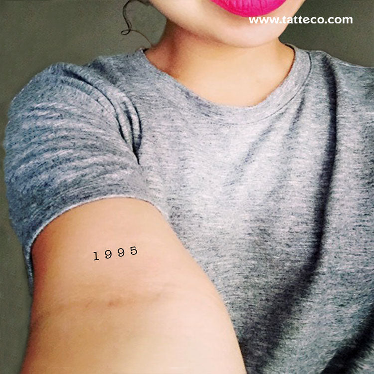 1995 Temporary Tattoo - Set of 3 – Tatteco