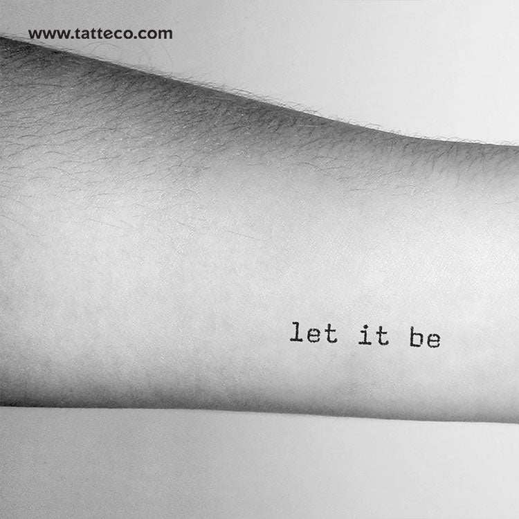 typewriter script tattoos